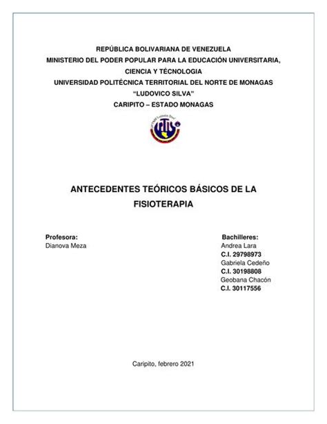 Antecedentes Históricos de la Fisioterapia Andrea Lara uDocz