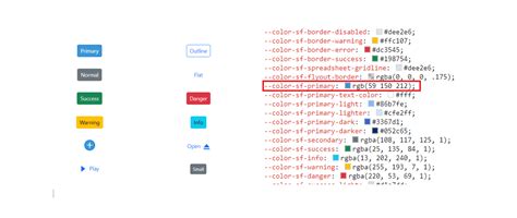 Themes Using CSS Variables EJ2 TypeScript Appearance Control Syncfusion