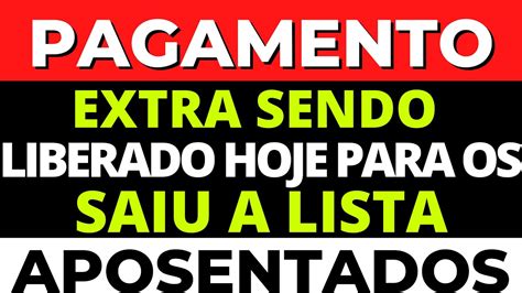SAIU MELHOR QUE O 14º SALÁRIO INSS LIBEROU A PARTIR DE HOJE NA CONTA