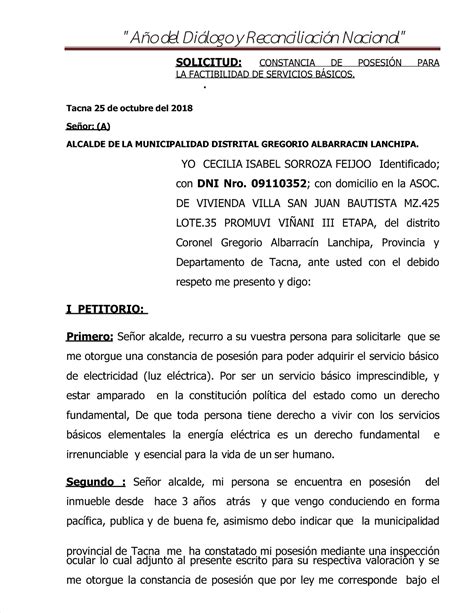 Pdf Solicituddocx Compress SOLICITUD SOLICITUD CONSTANCIA DE