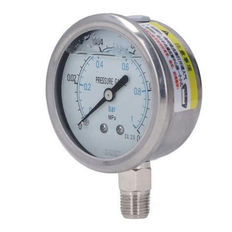 Duokon Manom Tre Vide Acier Inoxydable Radial Antichoc De Jauge De