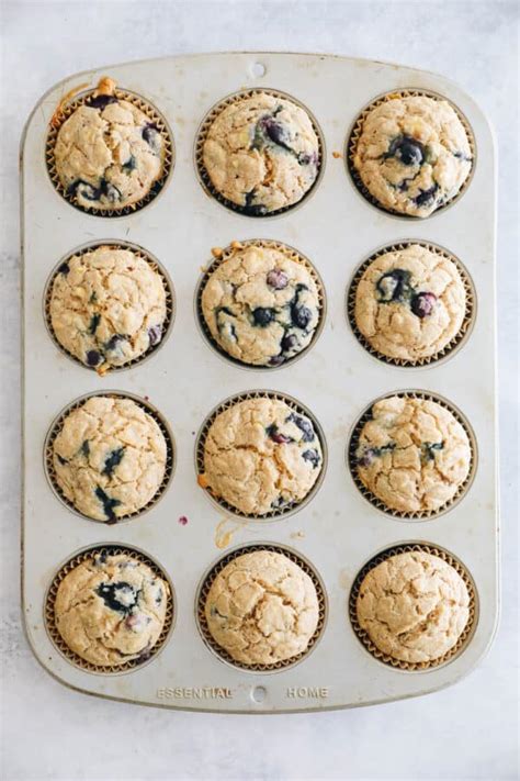 Ultra Moist Banana Blueberry Muffins The Healthy Maven