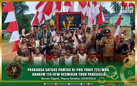 TNI AD On Twitter Prakarsa Satgas Pamtas RI PNG Yonif 725 Wrg Danrem