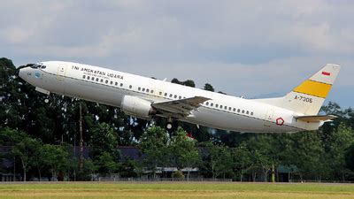 AI 7304 Boeing 737 2Q8 Adv Indonesia Air Force Panji Anggoro