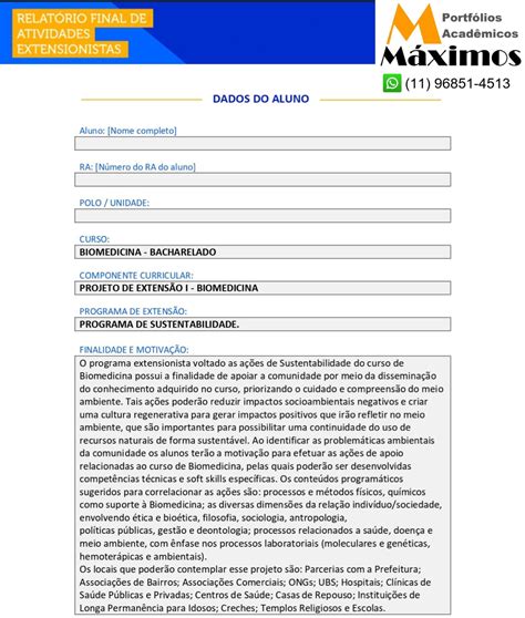 Portfólio Individual Projeto de Extensão I Serviço Social