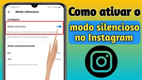 Como ativar o modo silencioso no Instagram atualização de 2023