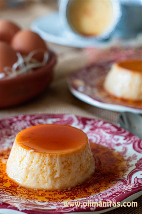 Flan De Huevo Casero Receta Tradicional Olimanitas