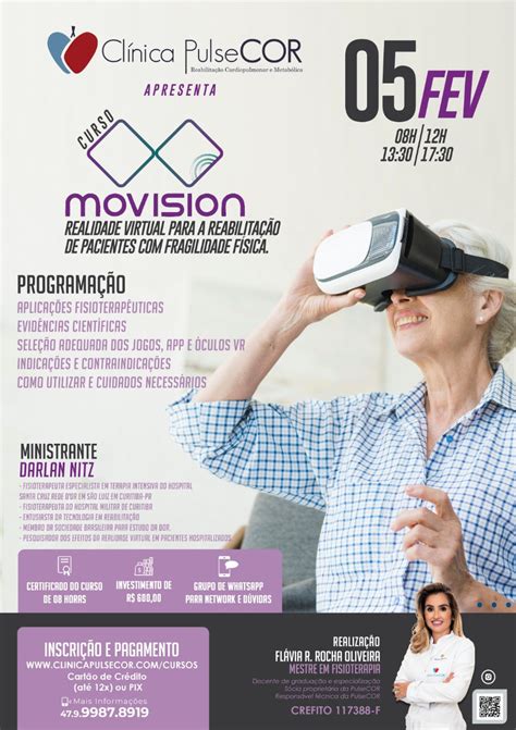 MOVISION REALIDADE VIRTUAL para a reabilitação de pacientes