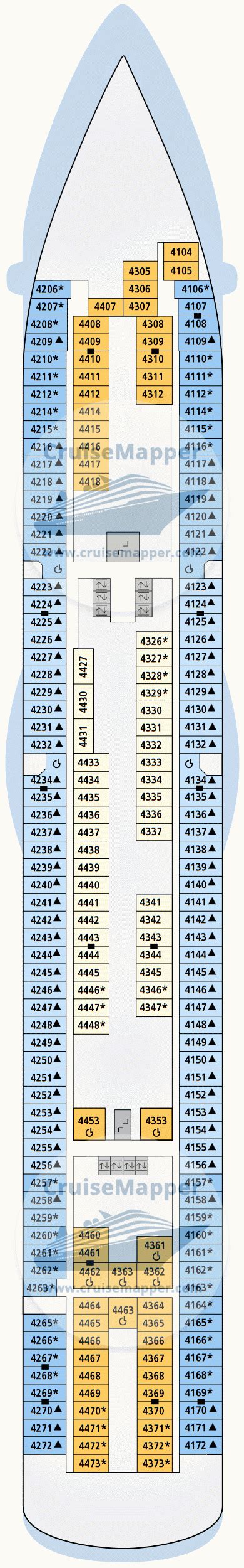 Aidastella Deck Plan Cruisemapper