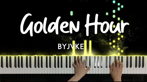Golden Hour By Jvke Sheet Music Payhip