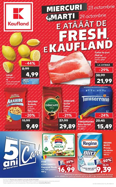 Catalog Kaufland Ofertă actuală din 23 10 2024 Revista Catalog nou
