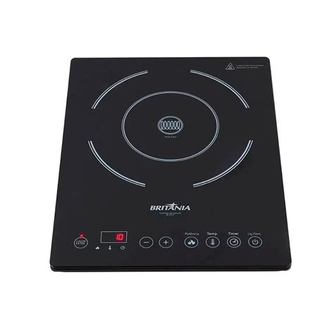 Fogão Cooktop Britânia de Indução 1 Boca BCT01P
