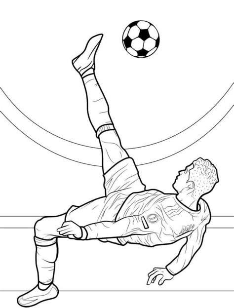 Coloriage Demi Ciseau De Ronaldo Dessin Gratuit Imprimer