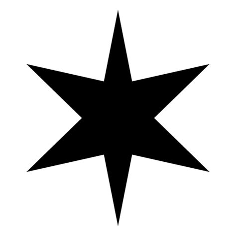 Diseño PNG Y SVG De Silueta Estrella 15 Para Camisetas