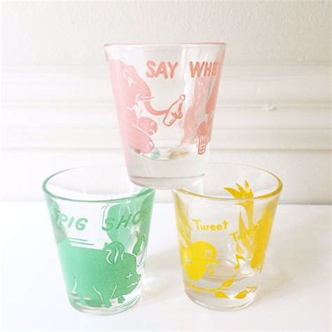 This Item Is Unavailable Etsy Shot Glass Set Vintage Drinking