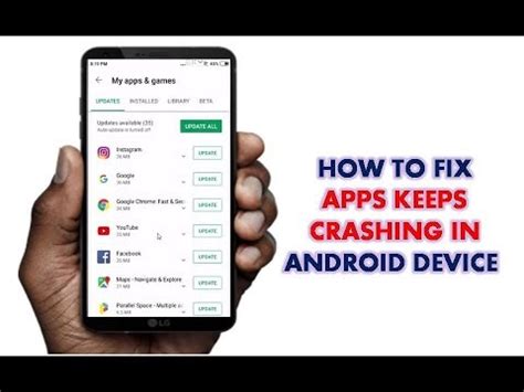 How To Fix Apps Keeps Crashing In Android Device Youtube