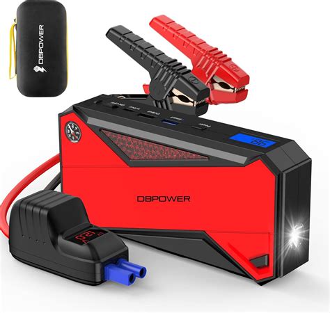 DBPOWER Peak 1600A 18000mAh Portable Car Jump Starter Up To 7 2 Gas 5