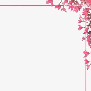 Printable Pretty In Pink Floral Flower Page Border And Page Corner