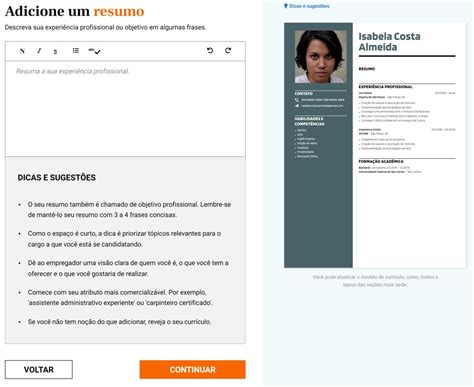 Objetivo no currículo de primeiro emprego exemplos prontos