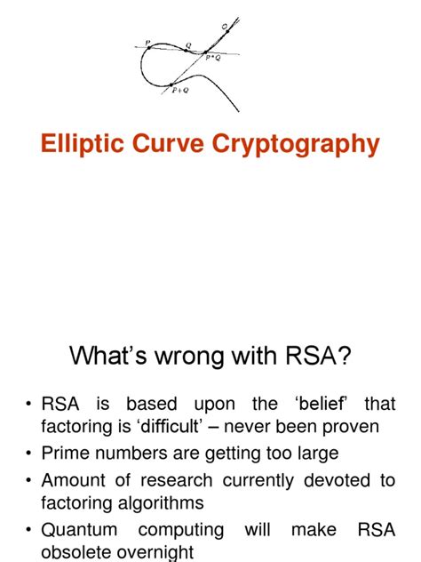 elliptic curve cryptography pdf cryptography encryption