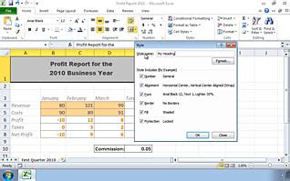 Microsoft Excel 2010 Modifying The Appearance Of A Worksheet Free