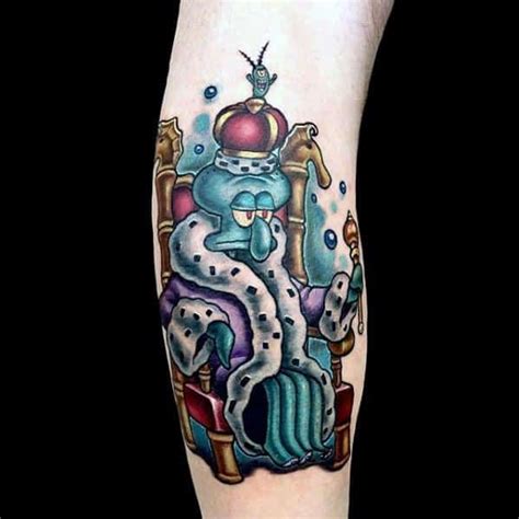50 SpongeBob Tattoo Designs For Men