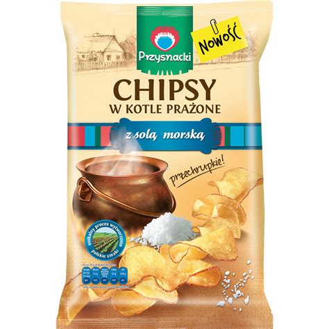 Przysnacki chipsy w kotle prażone z solą morską Przysnacki Sklep