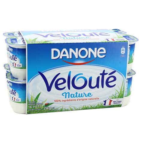 Danone Velouté Nature 16x125g houra fr