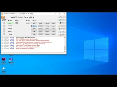 How To Solve MySQL Shutdown Unexpectedly In Xampp YouTube
