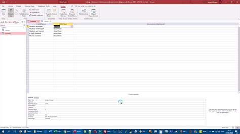 Using Microsoft Access Section Table Relationships Youtube
