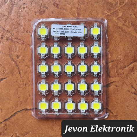 Lampu Led HPL 10 W Watt Pendingin Warna Putih Hangat Warm White 10W