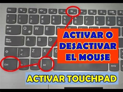 CÓMO ACTIVAR O DESACTIVAR EL MOUSE TOUCHPAD EN MI LAPTOP YouTube