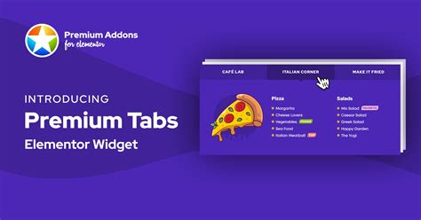 Elementor Tabs Widget Premium Addons For Elementor