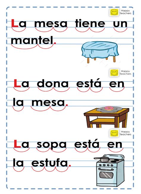 Cuaderno Bonito De Oraciones Para Practicar La Lectura Page 0018