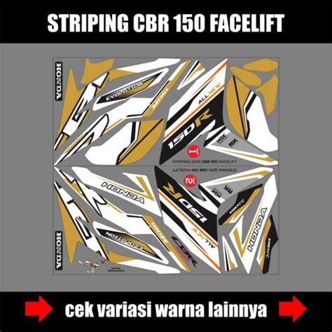Jual Striping Honda Cbr R Facelift Variasi Hrc Custom Stiker