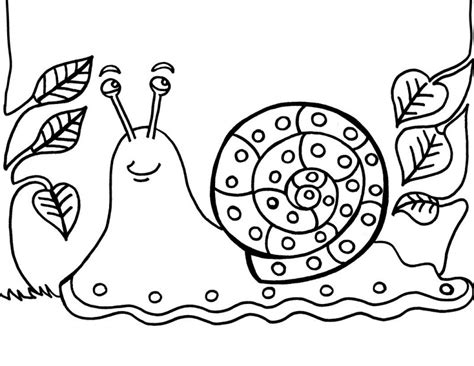 Dibujos De CARACOLES Para Colorear Y Pintar