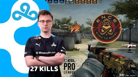 CS GO POV Cloud 9 Ax1Le Vs ENCE 25 13 ESL PRO LEAGUE 17 SEMI