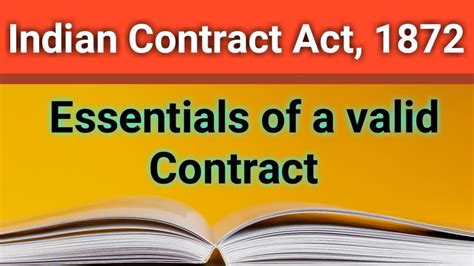 Essentials Of A Valid Contract Essential Elements Of A Valid Contract