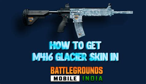 How To Get M416 Glacier Skin Permanently For Free In BGMI Bgmi