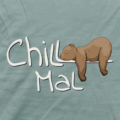 Chill Mal schläfriger Braunbär WaldMonster