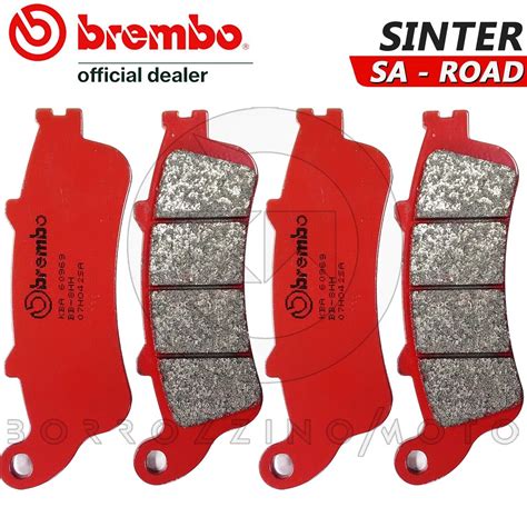 4 PASTIGLIE FRENO ANTERIORI BREMBO SINTER HONDA XLV 1000 VARADERO ABS