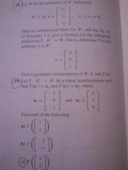 let w be the subspace of r3 defined by w x2 x3