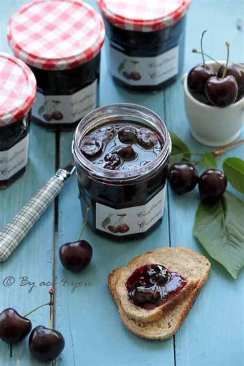Recette Facile De Confiture De Cerise Confiture De Cerises Confiture