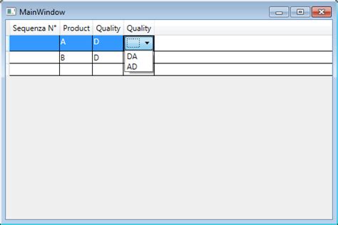 Solved Adding Items To A Combobox In The Datagrid Wpf