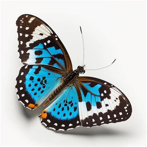 Premium Photo Butterfly On A White Background Generative Ai