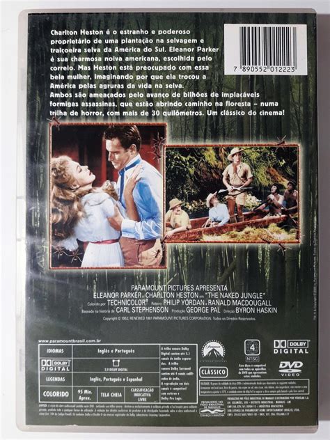 Dvd A Selva Nua Eleanor Parker Charlton Heston The Naked Jungle Original