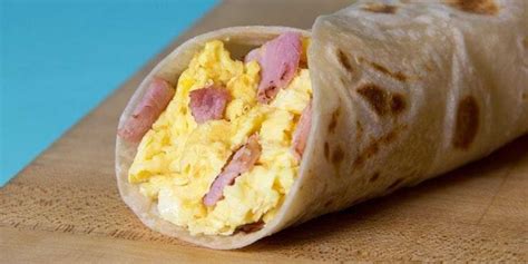 Burrito de huevo con jamón deliciosa receta para