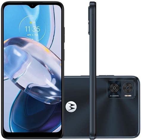 Smartphone Motorola Moto E22 4G 64GB 4GB RAM Preto Amazon Br