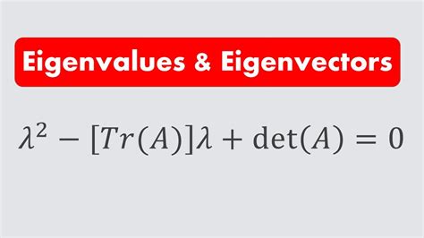 eigenvalues and eigenvectors part 2 youtube