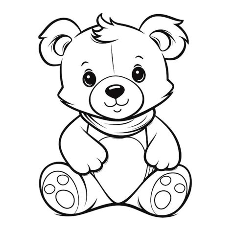 Paginas Para Colorear De Ositos De Peluche Osito De Peluche Para